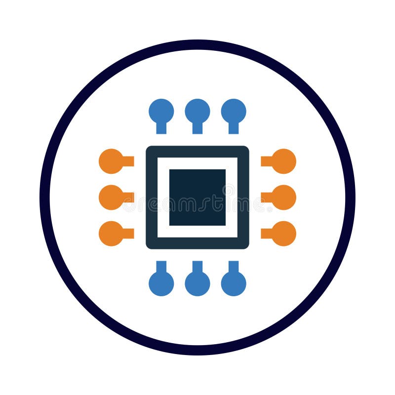 Circuit, Processor, Technology, Circuit Icon Stock Vector ...