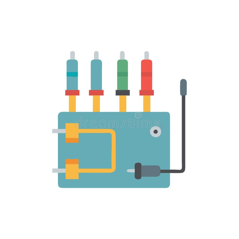 Circuit Repair Kit Icon for Maintenance Stock Illustration ...