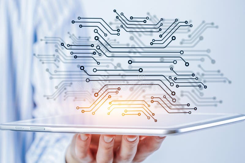 Circuit scheme as concept stock photo. Image of circuit - 130516700