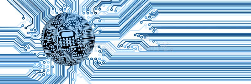 Circuit sphere stock illustration. Illustration of spherical - 13249500