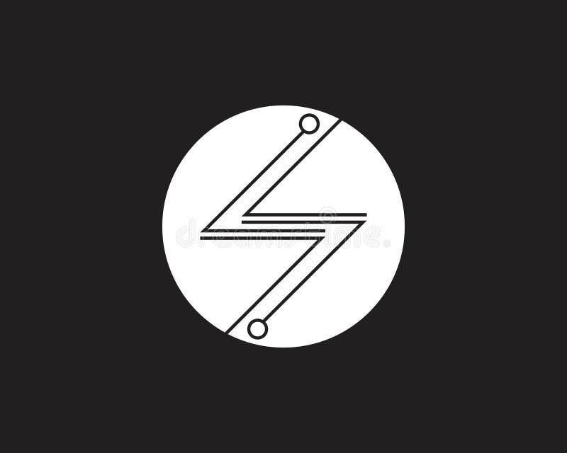 Circuit Techno Logo Vector Template Stock Vector - Illustration of ...