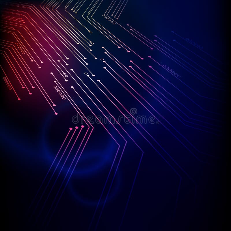 Color circuit stock illustration. Illustration of color - 13233114