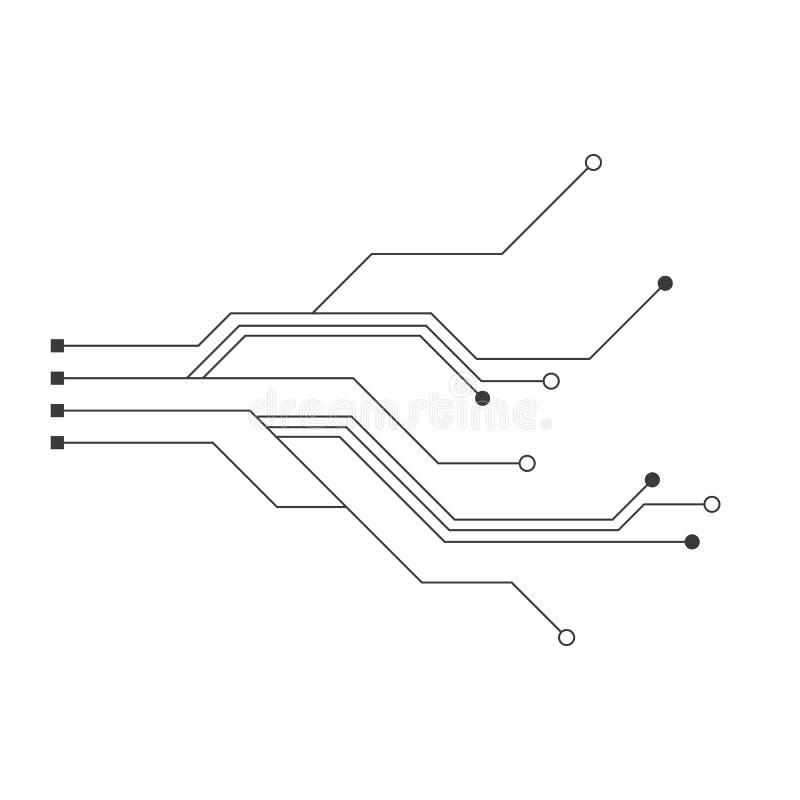 Circuit Vector Illustration Design Stock Vector - Illustration of ...
