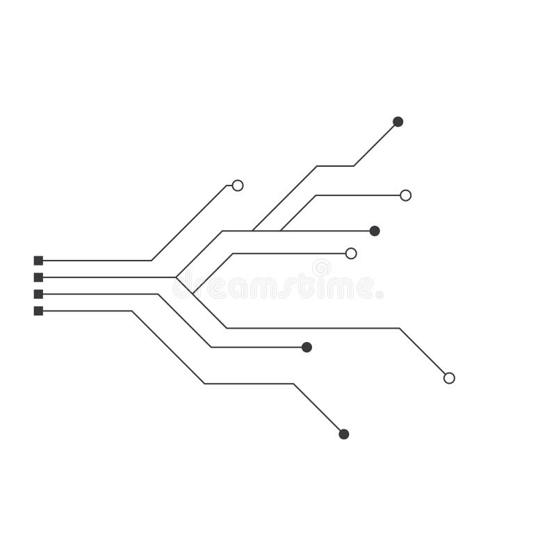 Circuit Vector Illustration Design Stock Vector - Illustration of ...