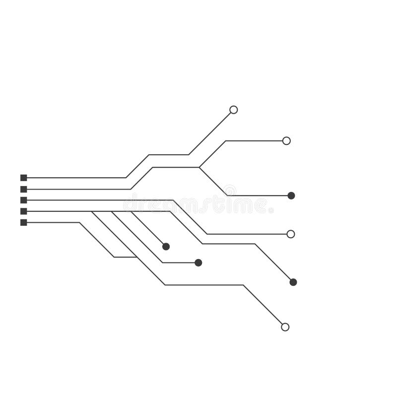 Circuit Vector Illustration Design Stock Vector - Illustration of ...
