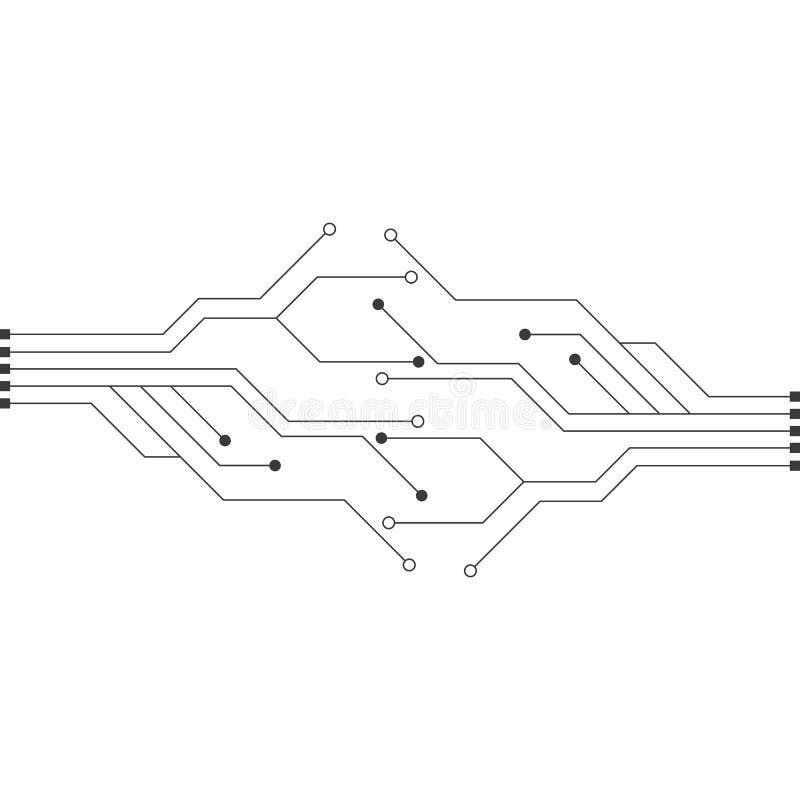Circuit Vector Illustration Design Stock Vector - Illustration of ...
