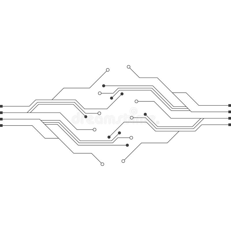 Circuit Vector Illustration Design Stock Vector - Illustration of ...