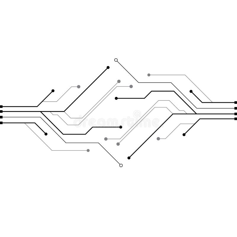 Circuit Vector Illustration Design Stock Vector - Illustration of ...