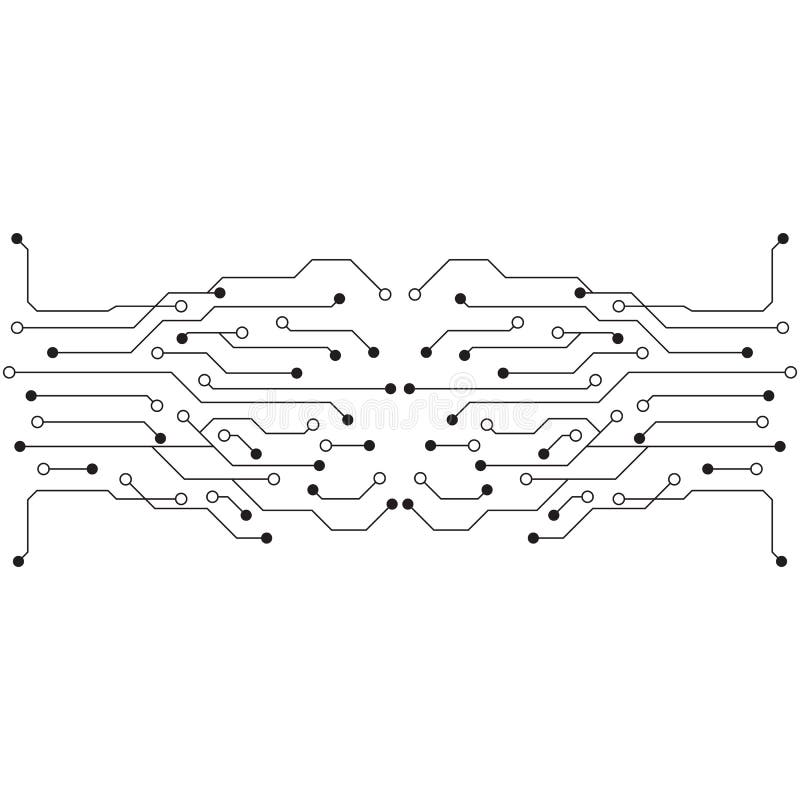 Circuit Vector Illustration Design Stock Vector - Illustration of ...