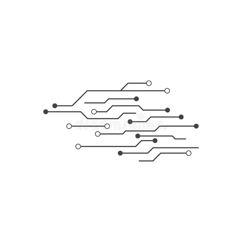 Circuit Vector Illustration Design Template. Stock Vector ...