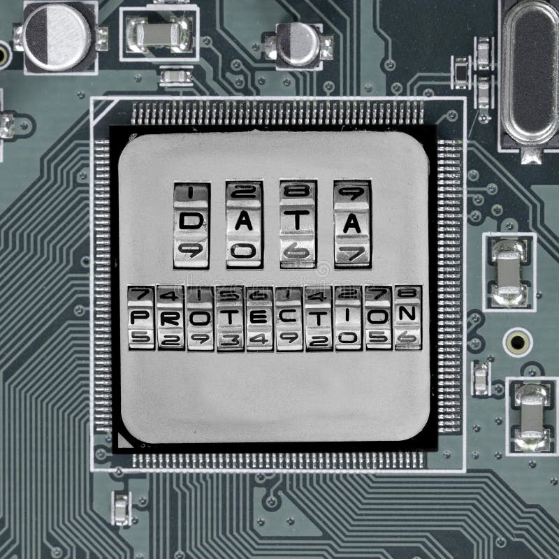Circuitboard and Chip Concept Stock Image - Image of data, banking ...
