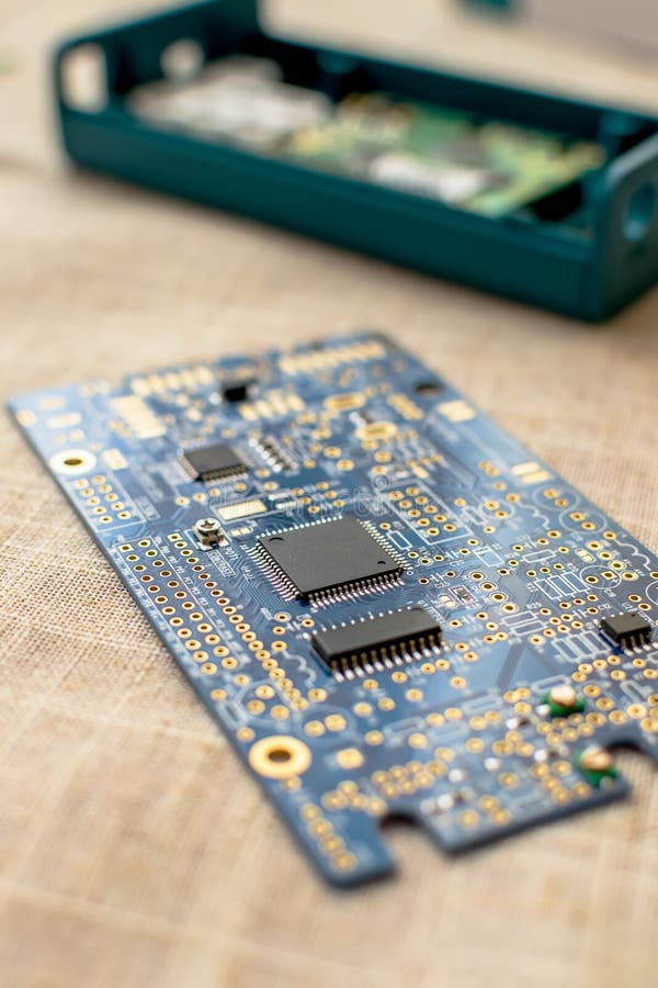 Circuitboard with Resistors Microchips and Smd Electronic Components ... Circuitboard with Resistors Microchips and Smd Electronic Components ...