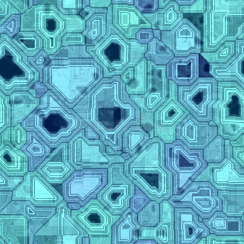 Circuiti blu illustrazione di stock. Illustrazione di decorazione - 7213193