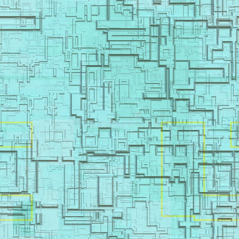 Circuits Abstract Seamless Generated Texture Stock Illustration ...