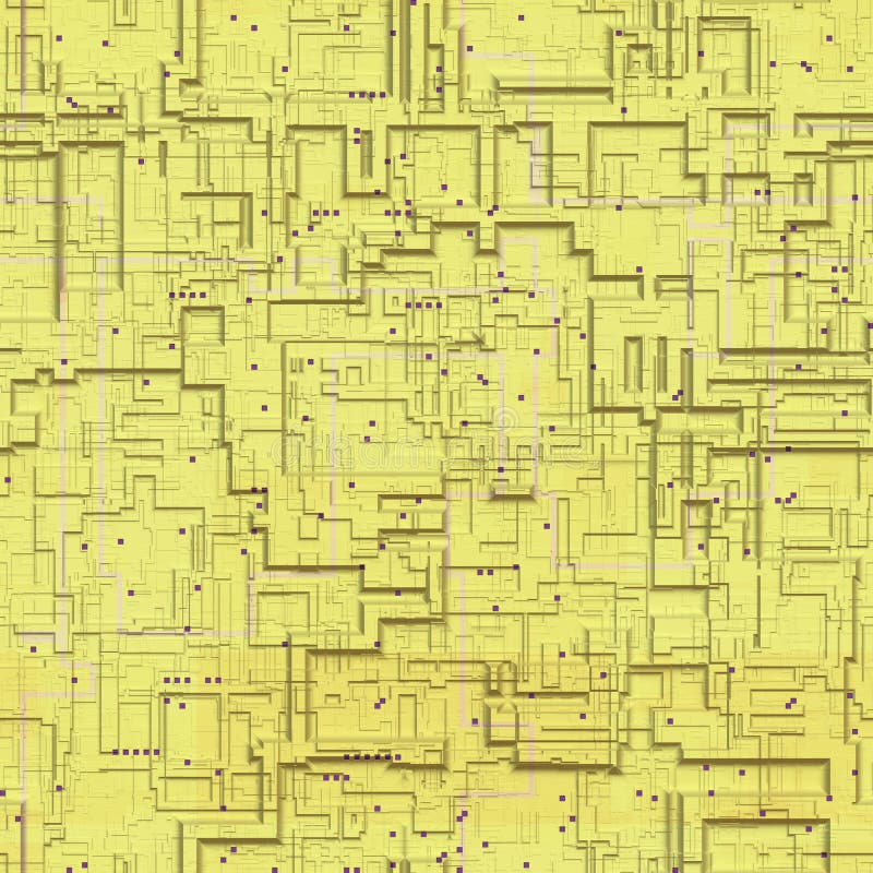 Circuits Abstract Seamless Generated Texture Stock Illustration ...