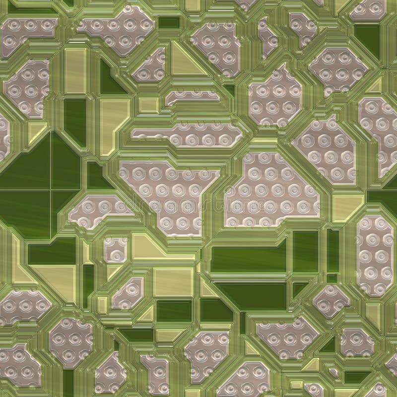 Circuits Abstract Seamless Generated Texture Stock Illustration ...