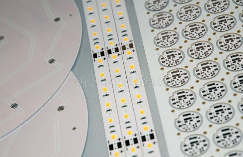 Circuits for LED lights stock image. Image of technical - 26860877