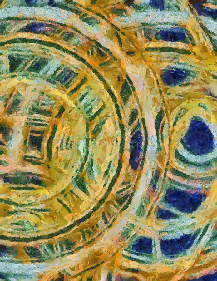 Circular Abstract stock illustration. Illustration of blue - 115212916