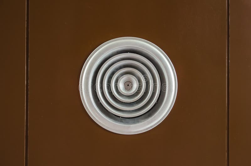 Circular Air Ventilation Duct at the Showroom of a Large Store Stock ...