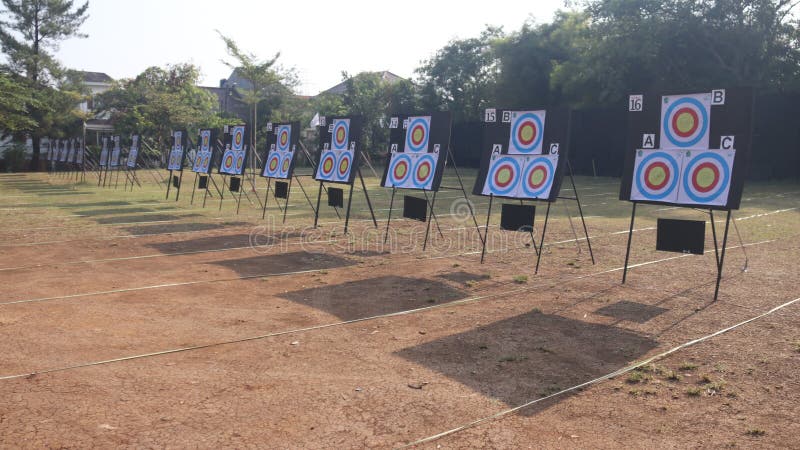 Circular Archery Target stock image. Image of plant - 373663015