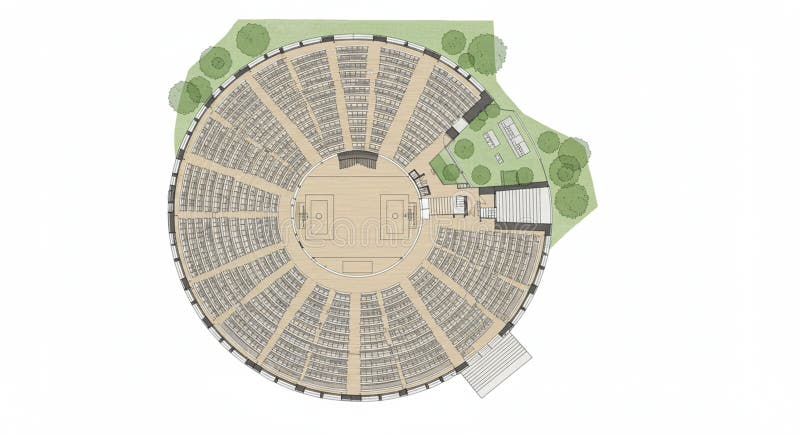Circular Architectural Floor Plan Stock Illustrations – 129 Circular ...