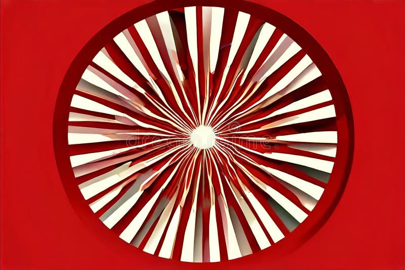 Circular Arrangement Strips Arranged in a Circular Pattern Creat Stock ...