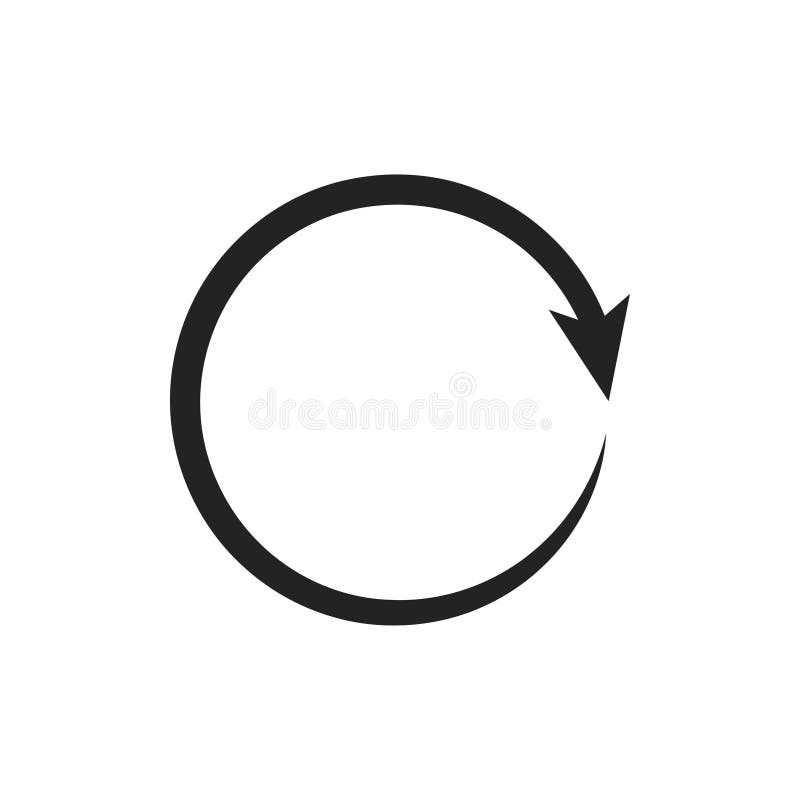 This is a Circular Arrow Icon Which Symbolizes Refresh and Reload ...
