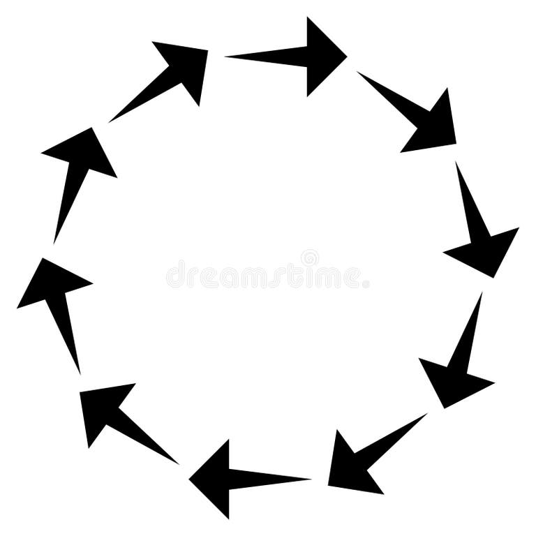 Circular Arrows for Cycle, Repeat Themes. Progress, Process, Procedure ...