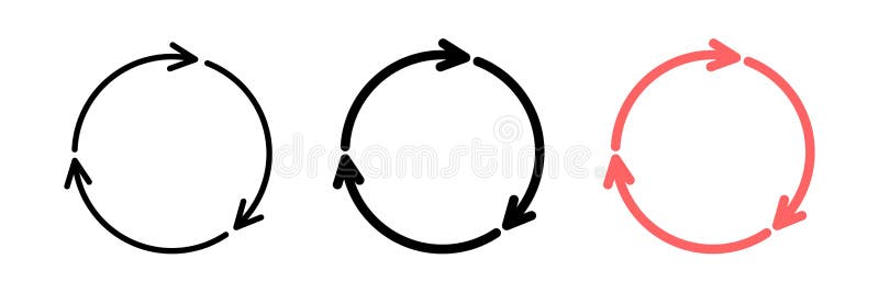 Circular Arrows Icon. a Set of Arrows Arranged in a Circle. Update ... Circular Arrows Icon. a Set of Arrows Arranged in a Circle. Update ...