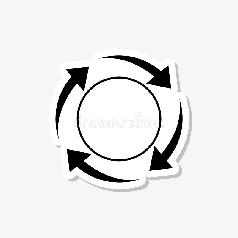 Circular Process Flow Arrows, Icon, Logo or Sign Stock Illustration ... Circular Process Flow Arrows, Icon, Logo or Sign Stock Illustration ...