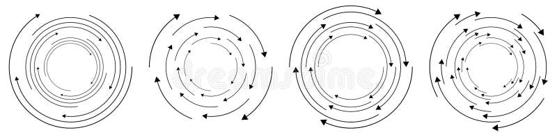 Circular Arrows for Steps, Stages, Phases Concepts. Cyclic, Cycle ...
