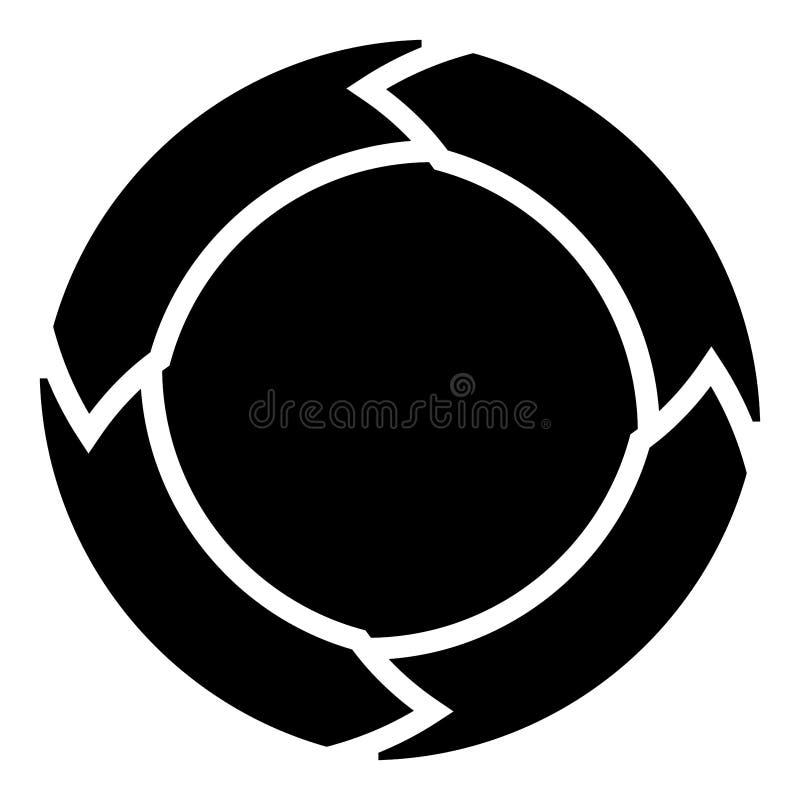 Circular Arrows for Steps, Stages, Phases Concepts. Cyclic, Cycle ...