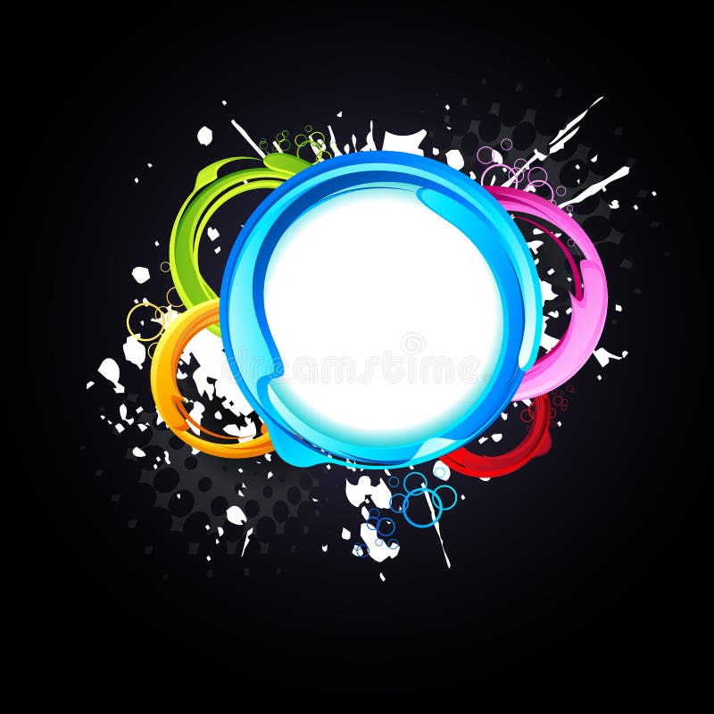 Circular Background stock vector. Illustration of banner - 24918971