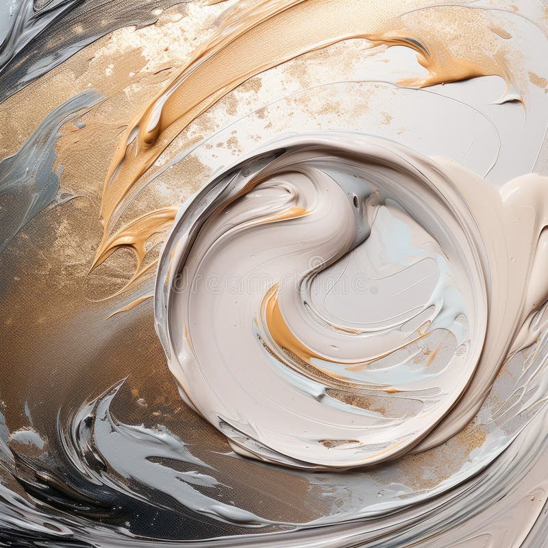 Swirling Metallic Texture: Hyper-realistic Glass Painting in Cinema4d ...