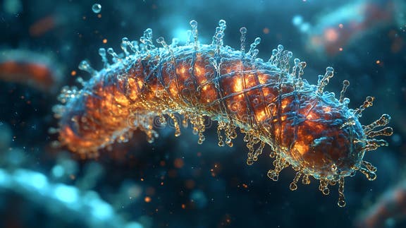 Circular Bacterial Dna Featuring Plasmids and Chromosomes Stock ...