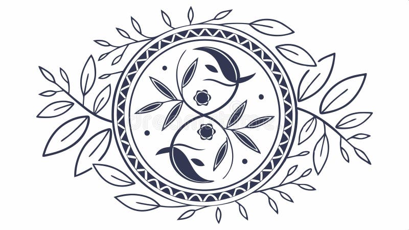 Circular Bird Floral Design Nature Ornamental Pattern Vector Design ...