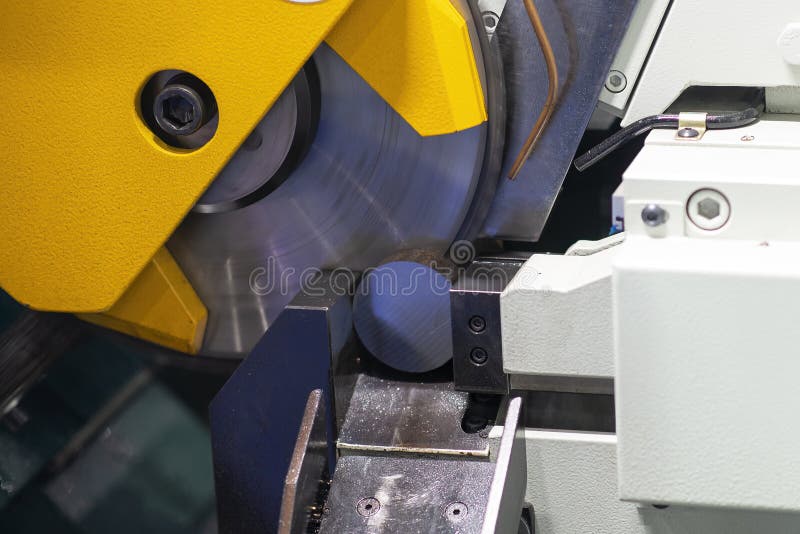 Circular Blade Saw Cutting Machine Stock Image - Image of metalwork ...