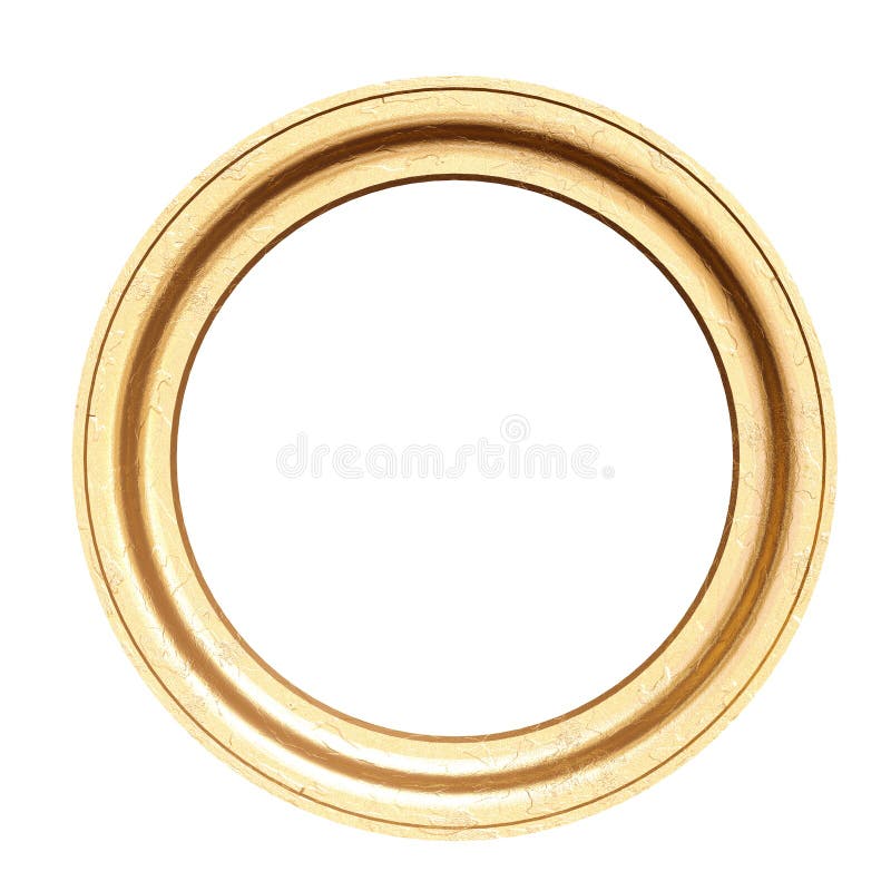 Circular Blank Picture Frame Stock Photo - Image of antique, border ...