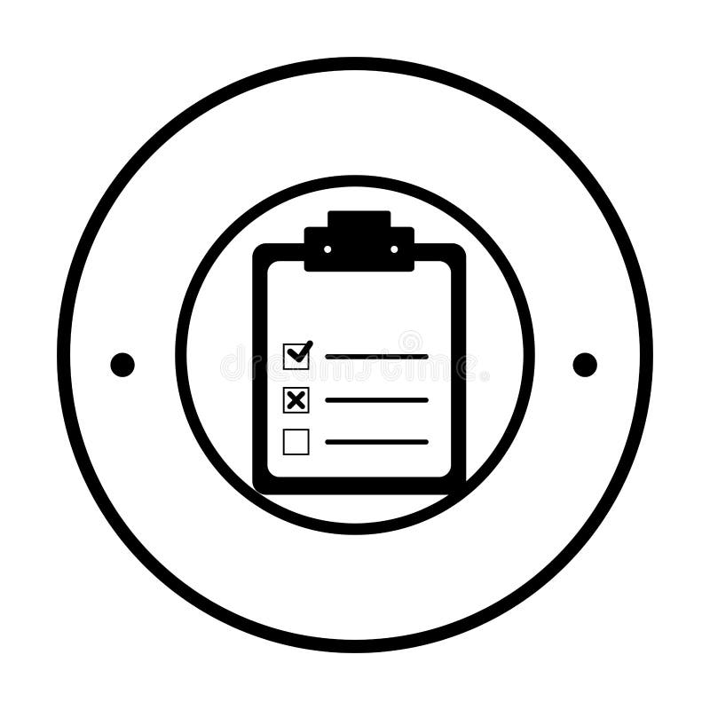 Circular Check Mark Symbols Pattern, Simple Style Stock Vector ...