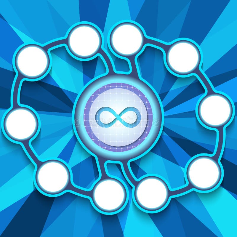 Circular boxes stock vector. Illustration of loop, empty - 65688043