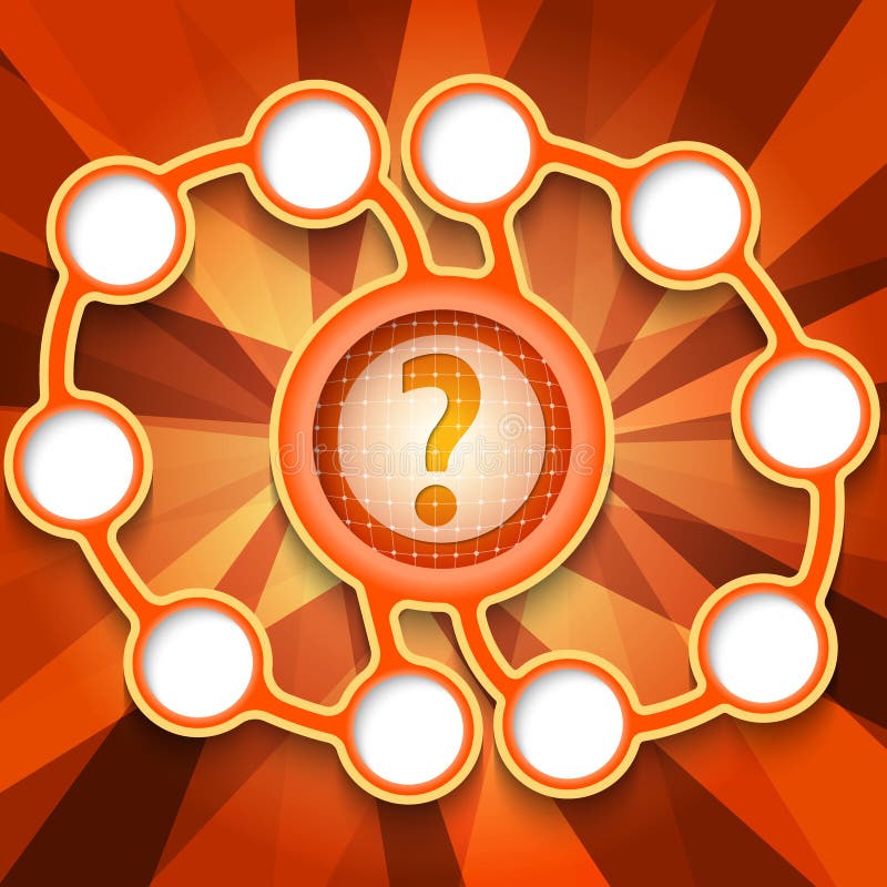 Boxes with Question Mark and Arrow Stock Vector - Illustration of shape ...