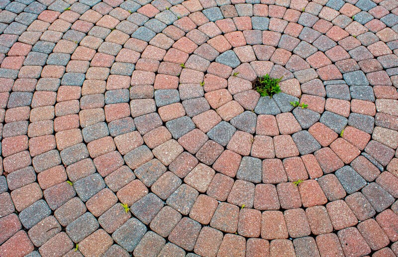 Circular Bricks Design stock image. Image of stone, texture - 151886391