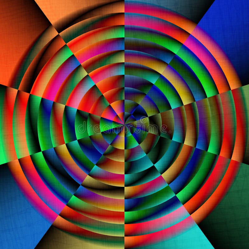 Circular bright colors stock photo. Image of profile - 33433328