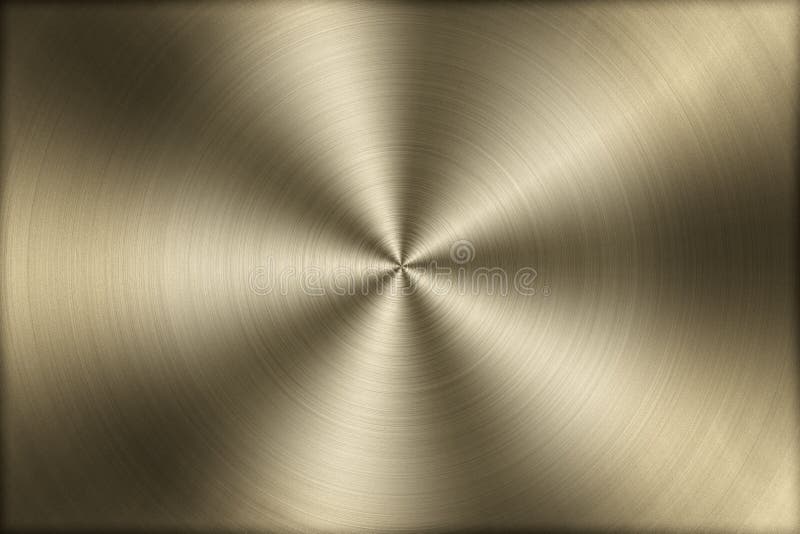 Circular Brushed Gold Metal Texture Background,illustration Stock ...