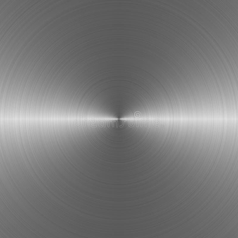 Circular Brushed Metal Texture Stock Illustration - Illustration of ...