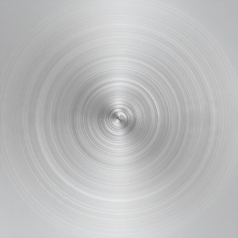 Circular Brushed Metal Texture Background Stock Illustration ...