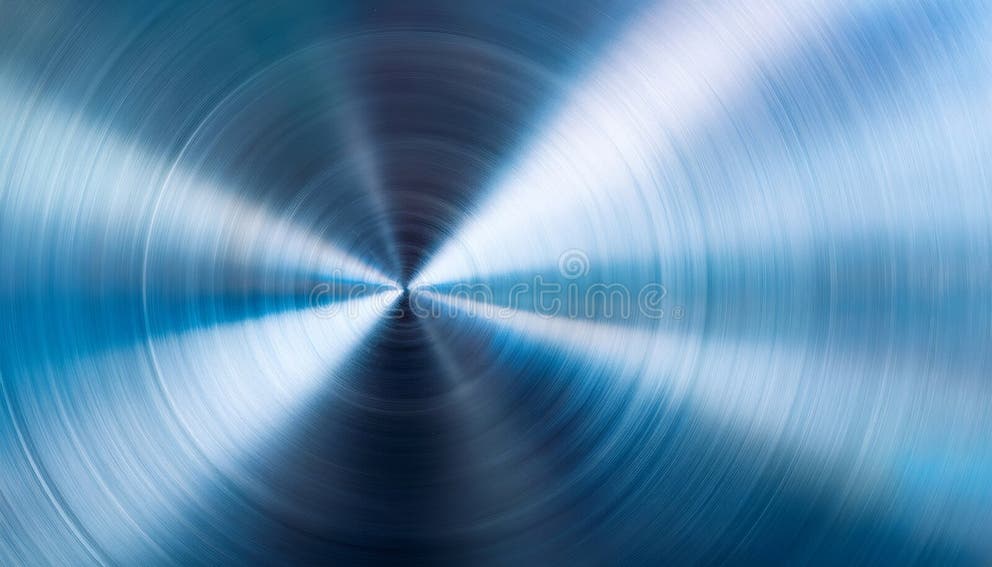 Circular Brushed Metal Texture Creating a Mesmerizing Radial Pattern ...