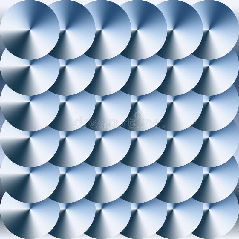 Circular Brushed Metal Vector Pattern Stock Vector - Illustration of ...