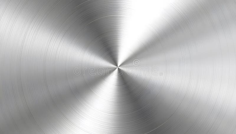 Radial Brushed Silver Metal Texture Showcases Dynamic Chaos and Beauty ...
