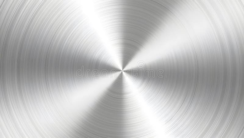 Radial Brushed Silver Metal Texture Showcases Dynamic Chaos and Beauty ...